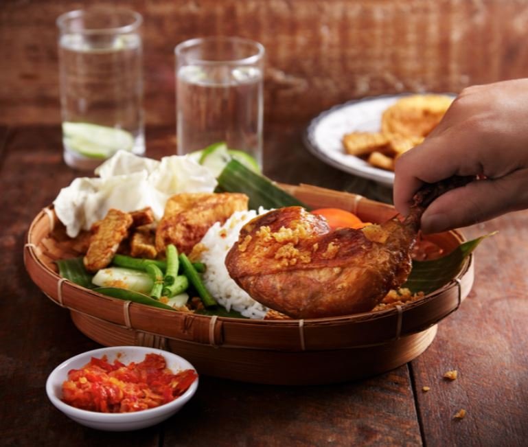Ayam Penyet Singapore Halal Restaurants Seats Asia